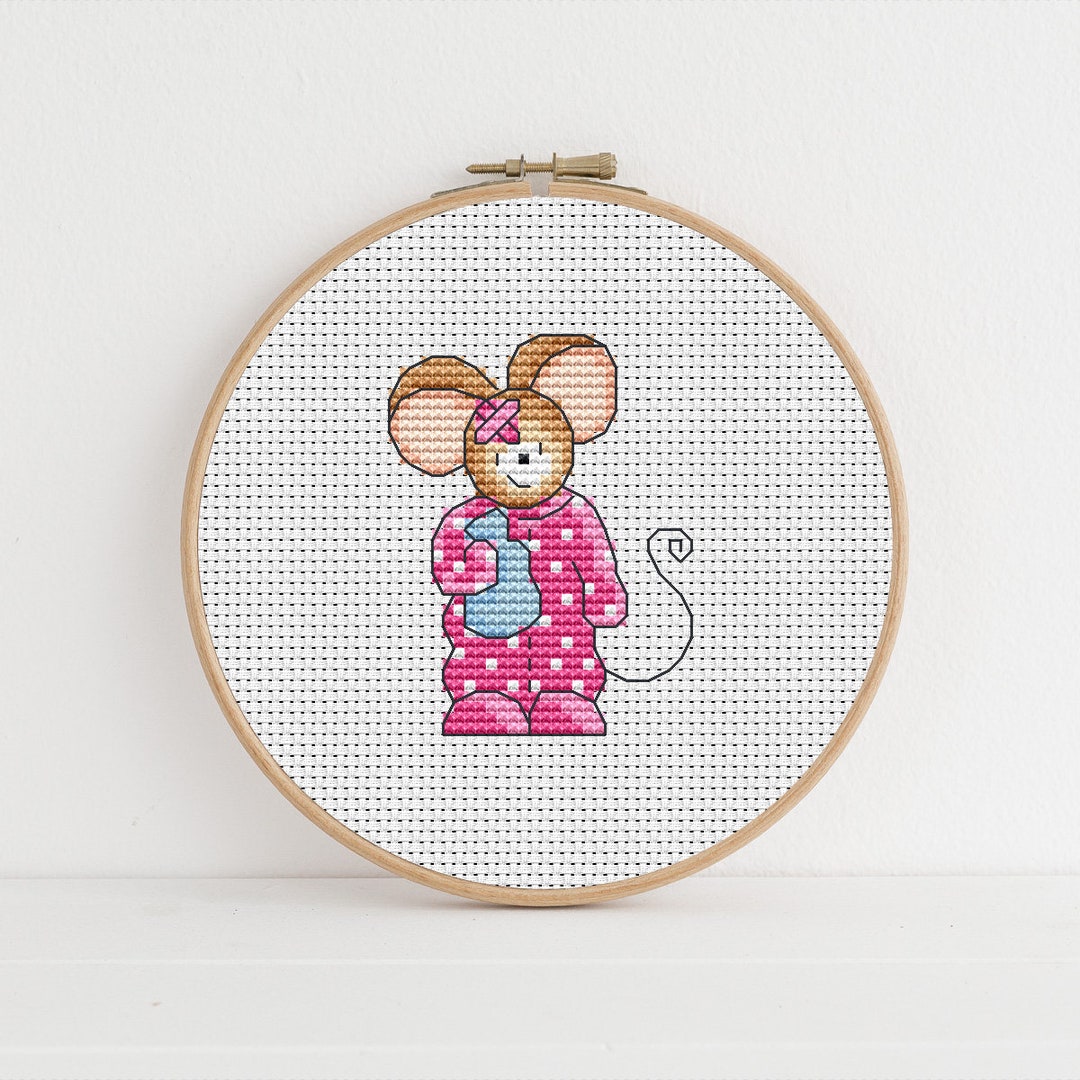 Furry Tales Get Well Mouse Cross Stitch Pattern / Get Well Soon Cross ...