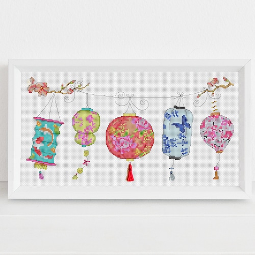 12 Pattern Set Chinese New Year Zodiac Cross Stitch Charts - Etsy