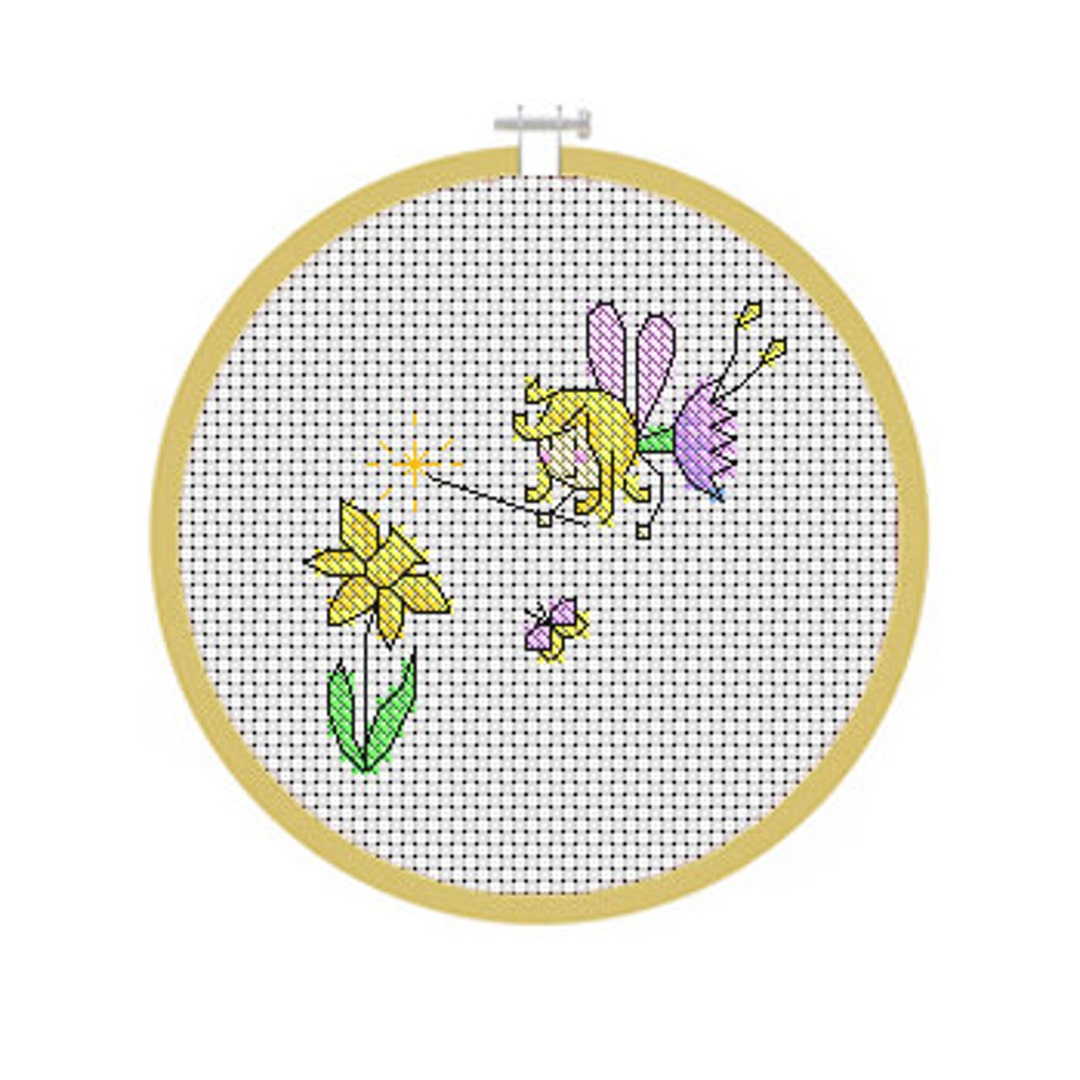 March Fairy / PDF Cross Stitch Pattern - Etsy