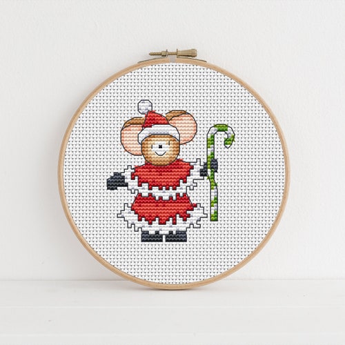 Furry Tales Pilgrim Lizzie Mouse Cross Stitch Pattern Lucie Heaton PDF ...