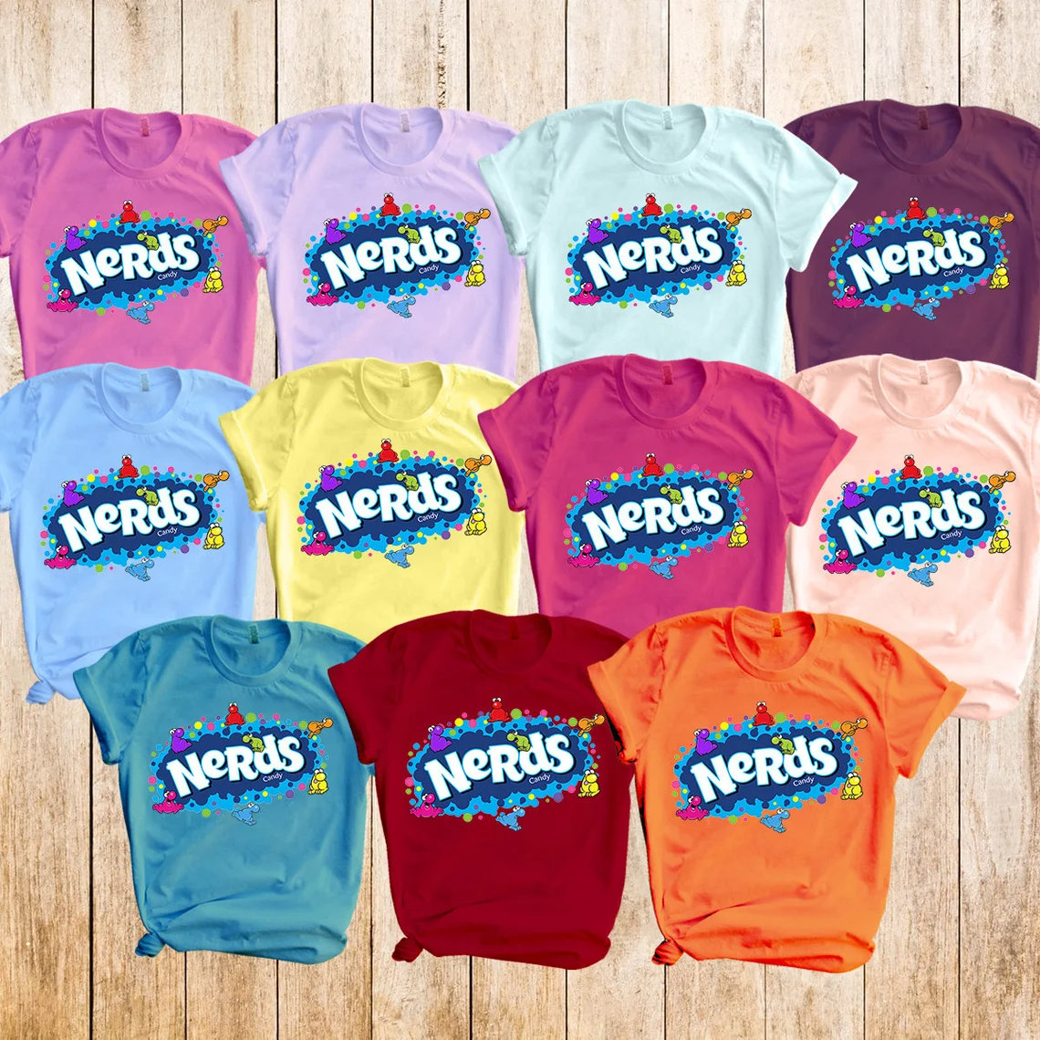 Nerds Candy Group Shirt - Etsy