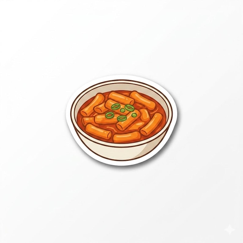 Korean Street Food Stickers | Kawaii K-food Vinyl Pack (25pcs) - Etsy