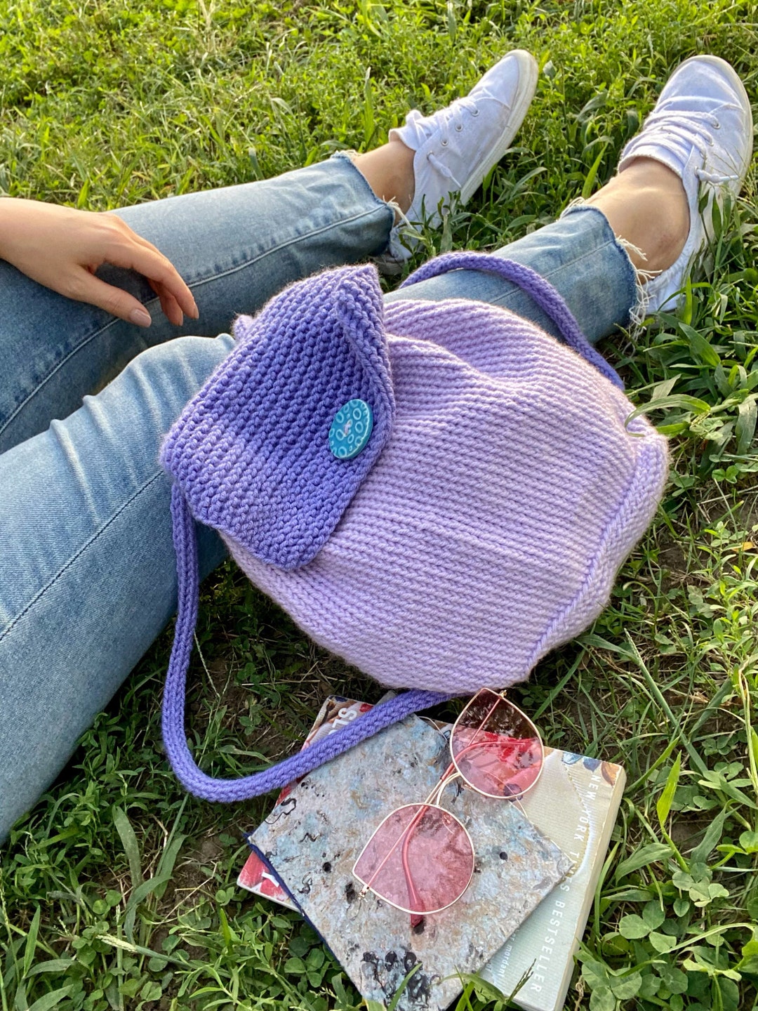 Light Purple Backpack - Etsy