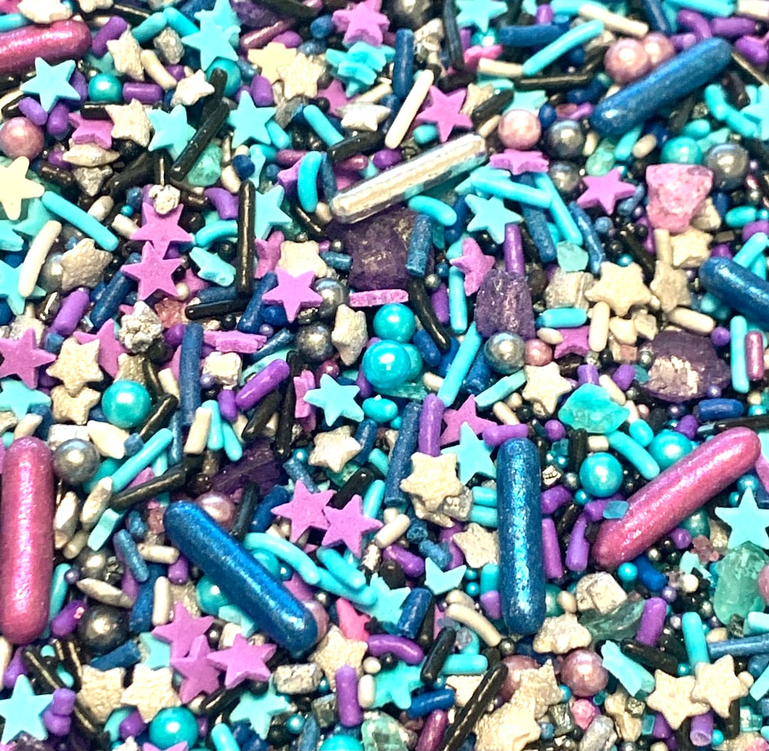Galaxy Sprinkle Mix ~ Outer Space ~ Space Party ~ Cupcake Sprinkles - Etsy