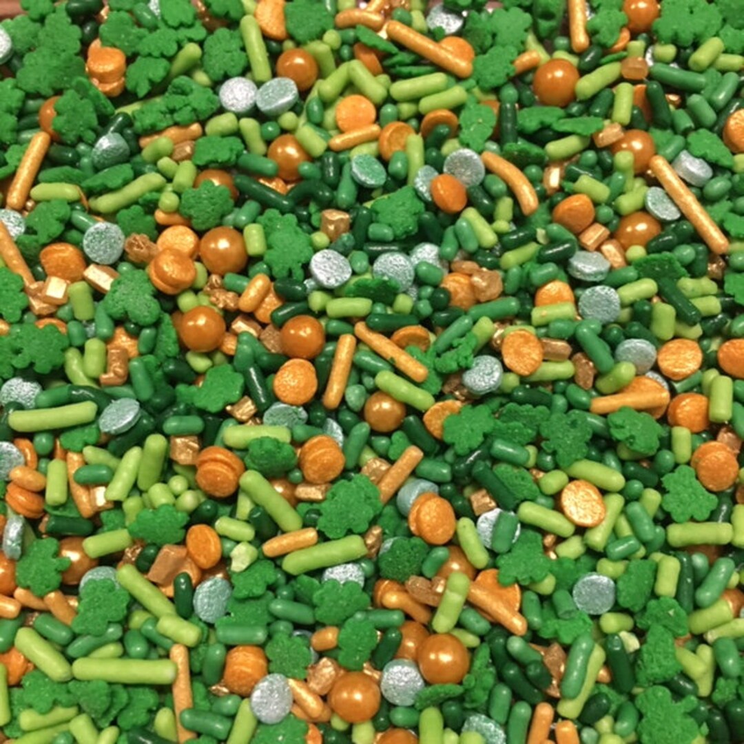 Shamrock Sprinkles ~ St Patricks Day ~ Cupcake Sprinkles ~ Cake ...