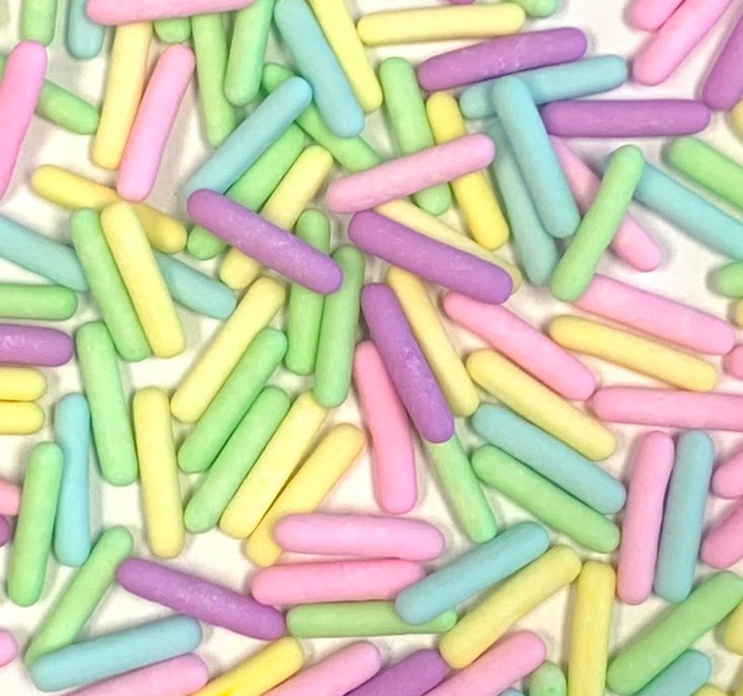 Pastel Sugar Rods ~ Sprinkle Rods ~ Matte Rods ~ Cake Sprinkles ...