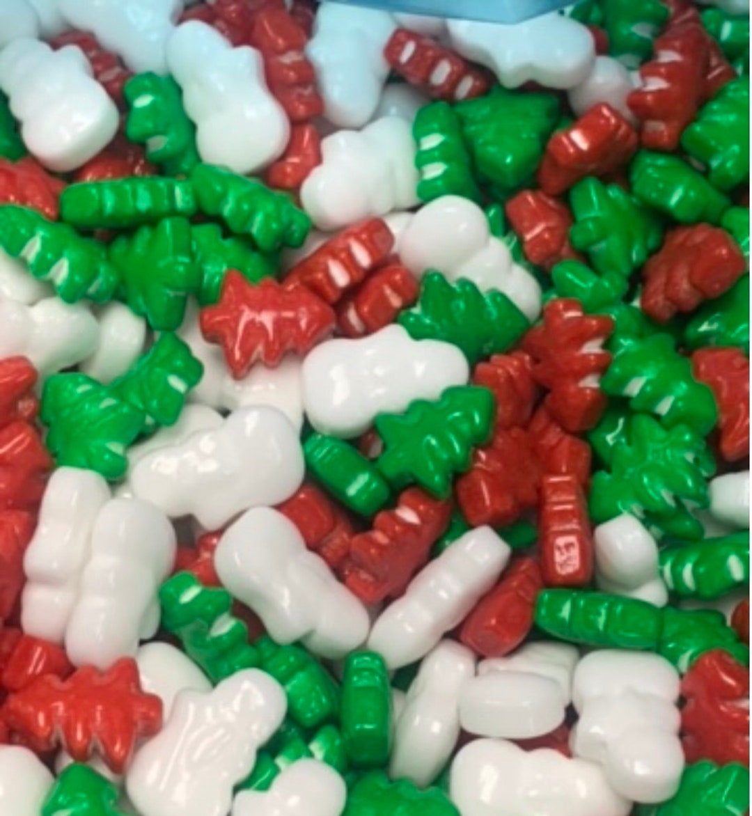 Snowman & Tree Sprinkles ~ Christmas Candy Sprinkles ~ Cake Sprinkles ...