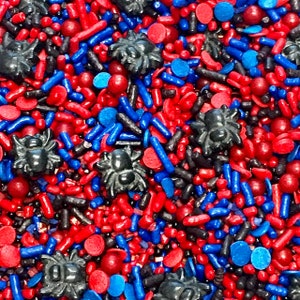 Spider Sprinkle Mix ~ Spider Party ~ Cupcake Sprinkles ~ Cake Sprinkles ...