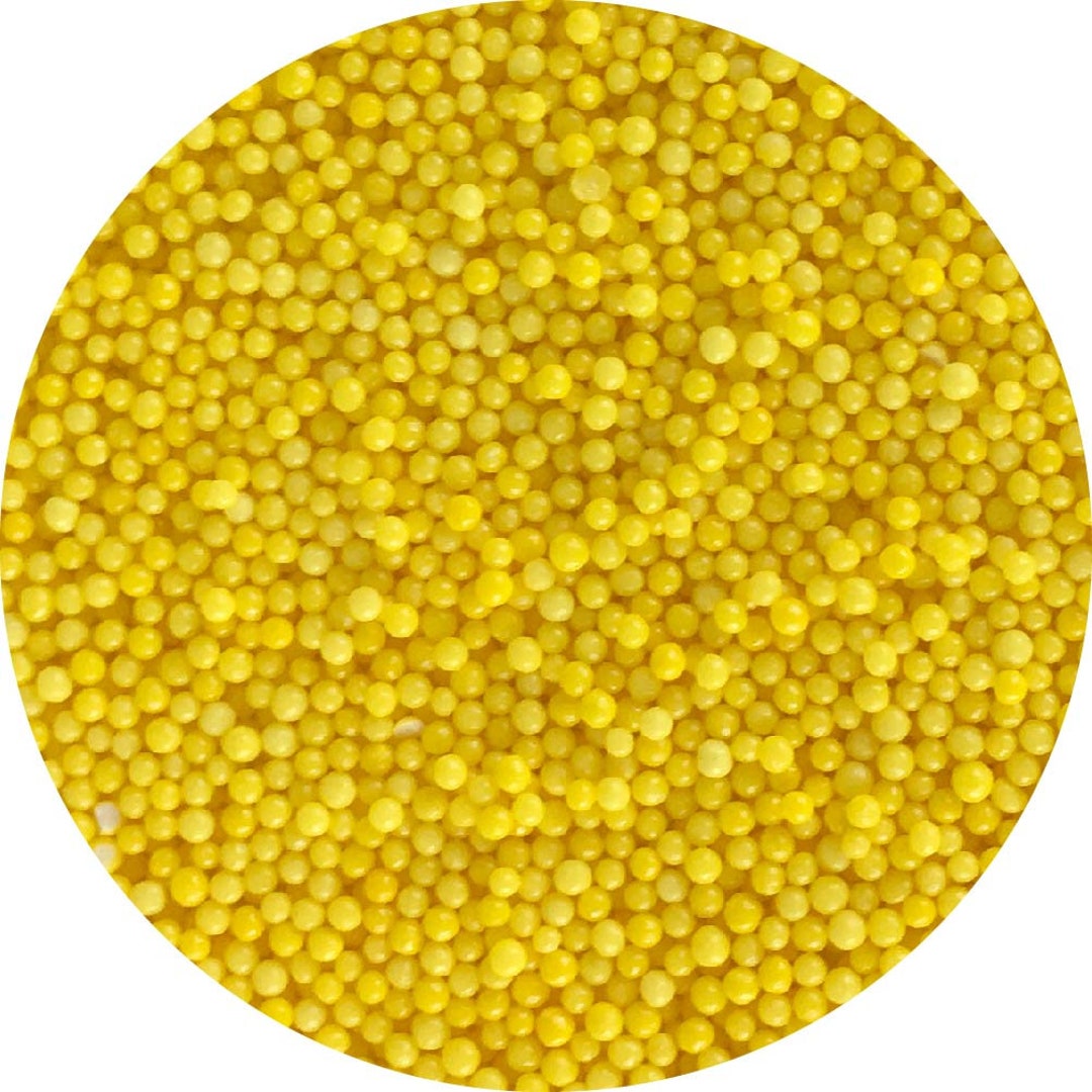 Nonpareils ~ Yellow Nonpariels ~ Tiny Ball Sprinkles ~ Yellow Sprinkles ...
