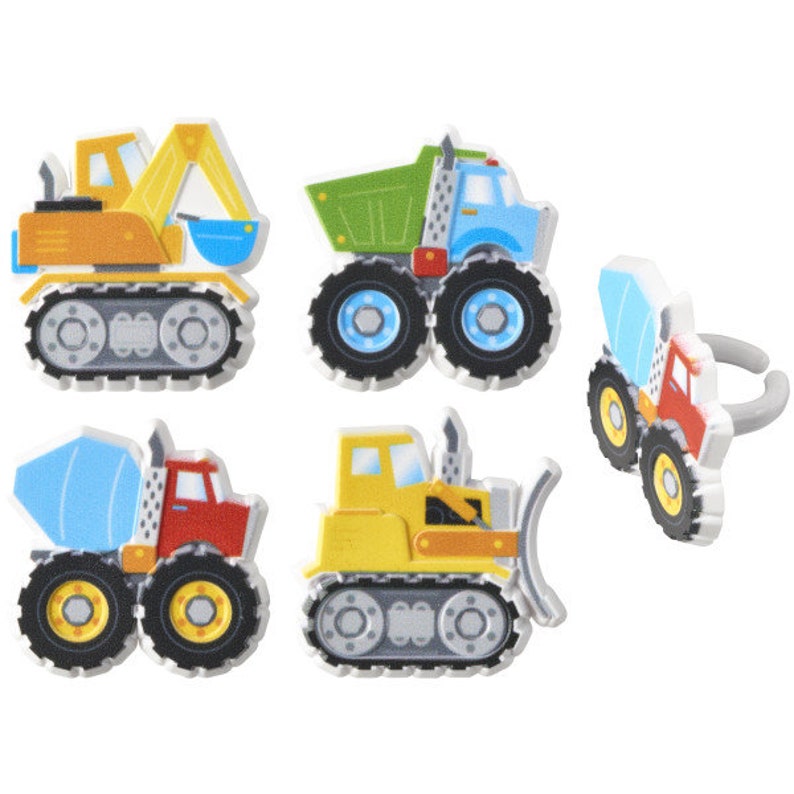 Construction Toppers ~ Truck Toppers ~ Ring Toppers - Etsy