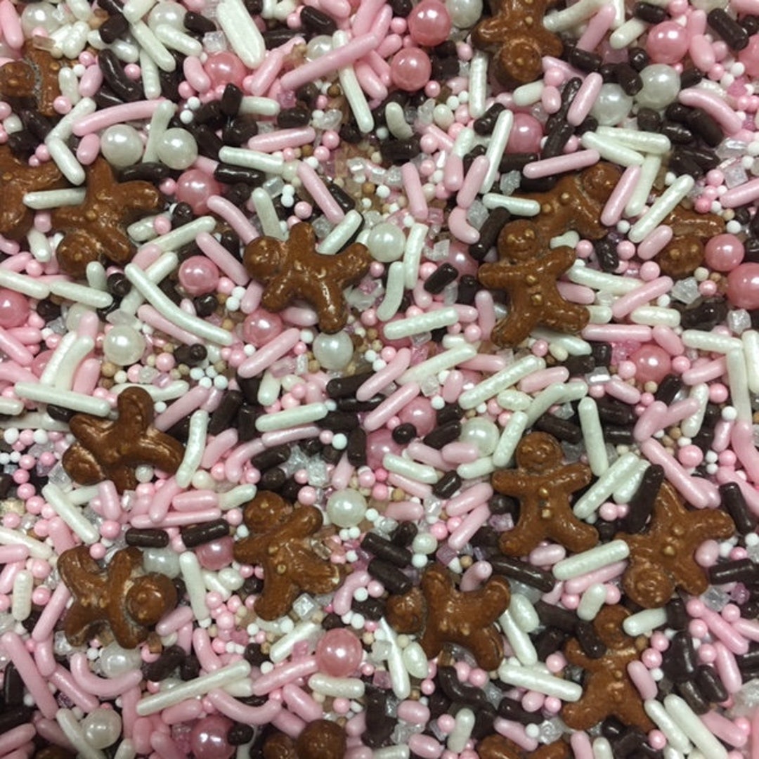 Gingerbread Girl Sprinkle Mix Cake Sprinkles Cupcake - Etsy