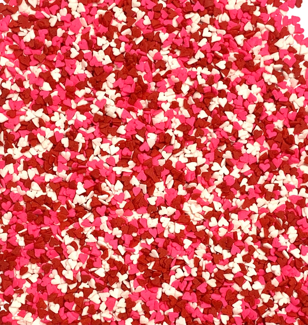 Micro Mini Confetti Hearts ~ Valentine Confetti Quins ~ Heart Sprinkles ...