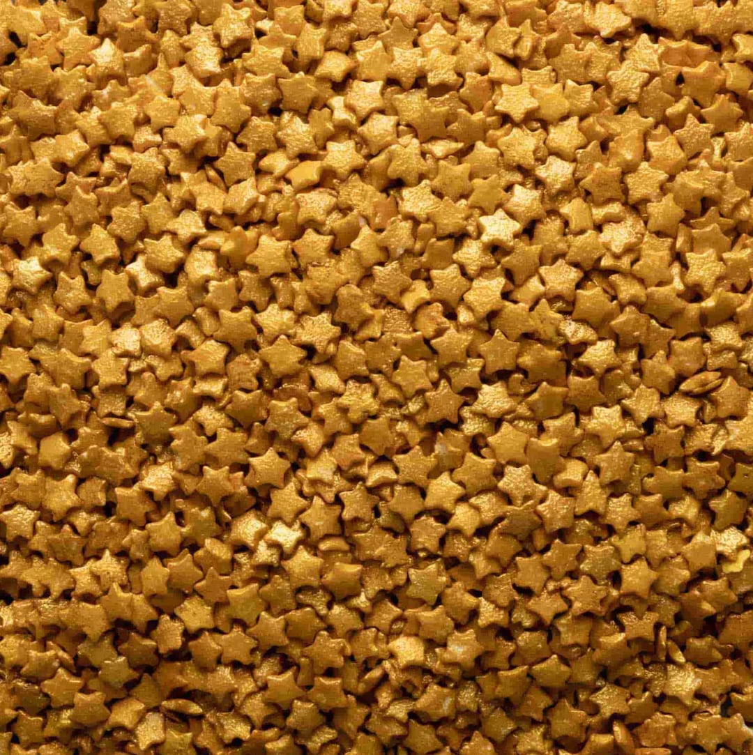 Gold Stars ~ Star Sprinkles ~ Star Quins ~ Edible Stars - Etsy