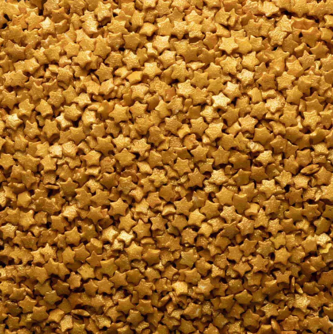 Gold Stars ~ Star Sprinkles ~ Star Quins ~ Edible Stars - Etsy