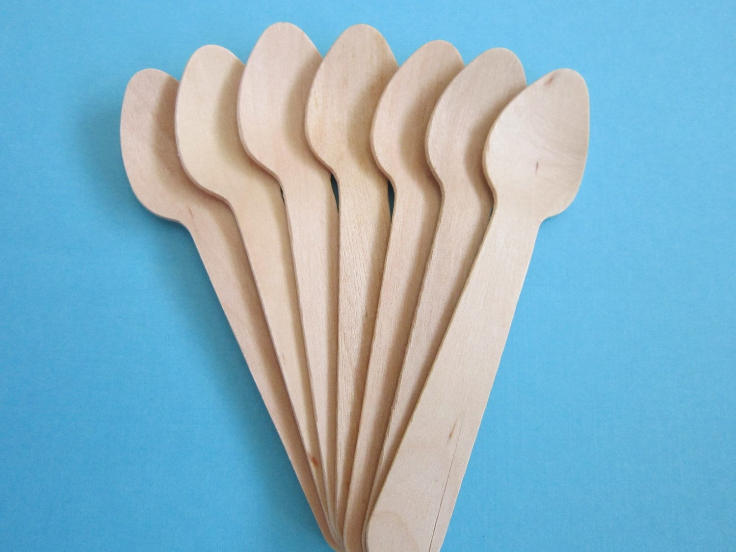 Taster Spoons Wood Spoons Eco Friendly Mini Spoons | Etsy