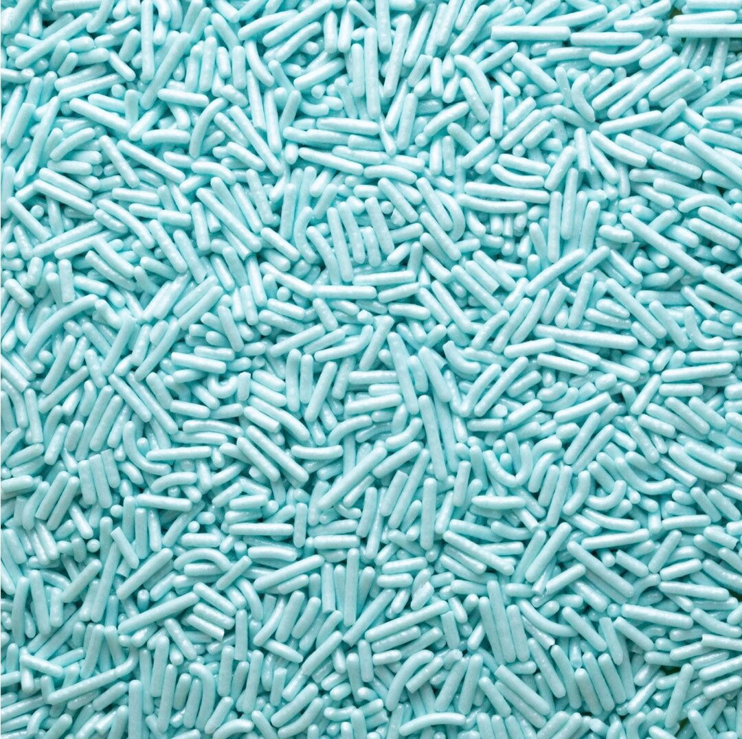Pearly Light Blue ~ Pearly Jimmies ~ Light Blue Jimmies ~ Pearly ...