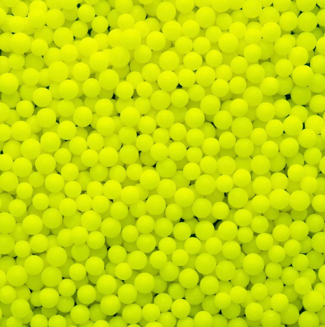 Neon Yellow ~ Glow in the Dark ~ Neon Sprinkles ~ Jumbo Beads ~ 4mm ...