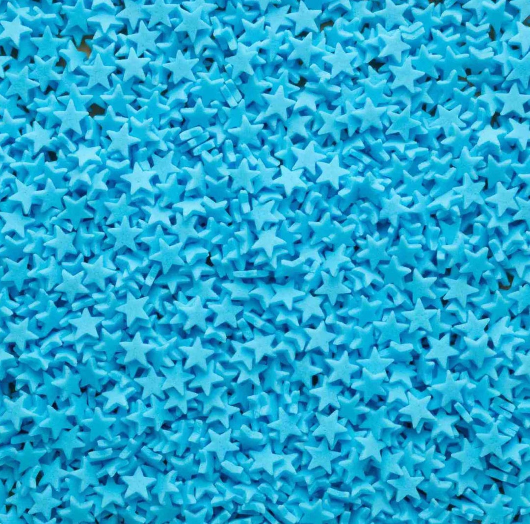 Blue Stars ~ Star Sprinkles ~ Star Quins ~ Edible Stars - Etsy