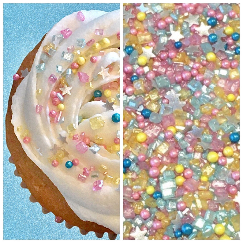 Twinkle Little Star ~ Sprinkle Mix ~ Cocktail Sprinkles ~ Gender Reveal ...