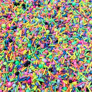 Neon 90's ~ Retro Sprinkles ~ Glow in the Dark ~ Cupcake Sprinkles ...