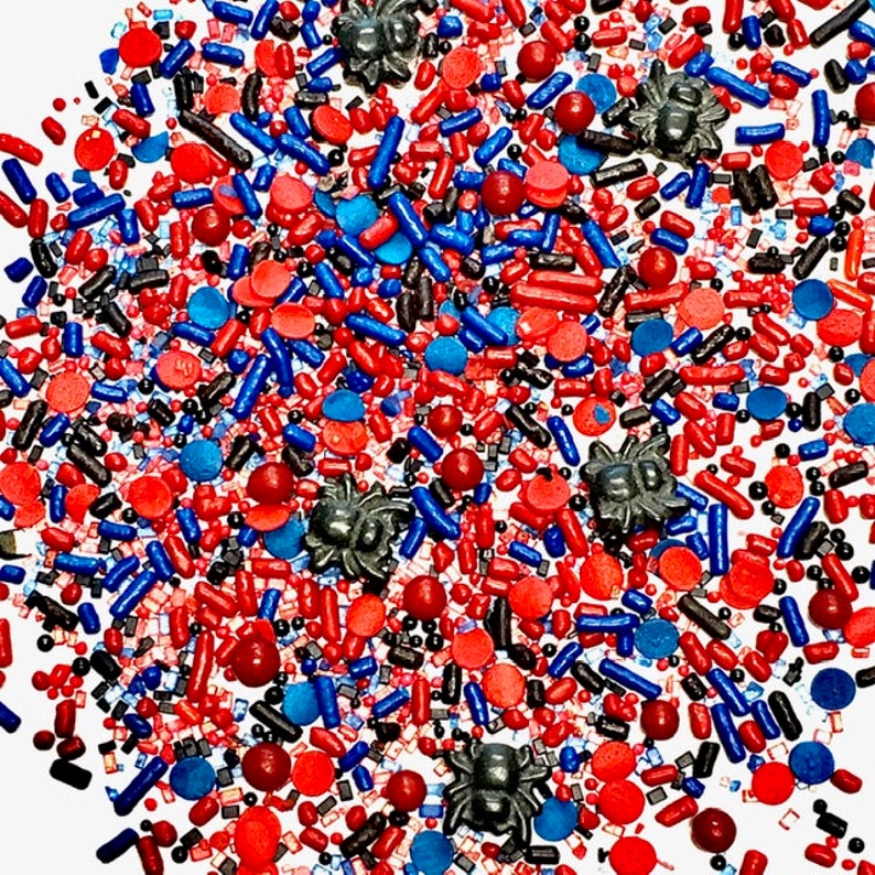 Spider Sprinkle Mix ~ Spider Party ~ Cupcake Sprinkles ~ Cake Sprinkles ...