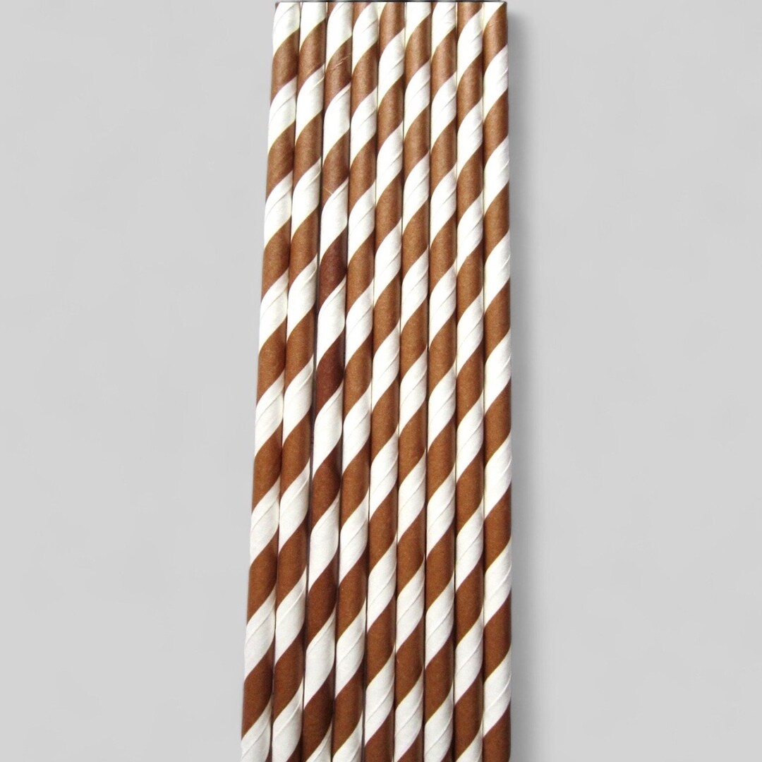 Brown Paper Straws ~ Set of 25 ~ Drinking Straws - Etsy