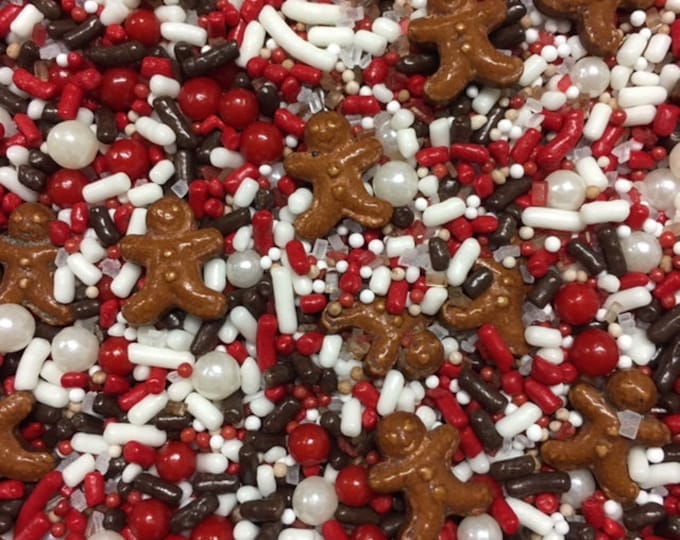 Gingerbread Boy Sprinkle Mix Cake Sprinkles Cupcake Sprinkles Cookie ...
