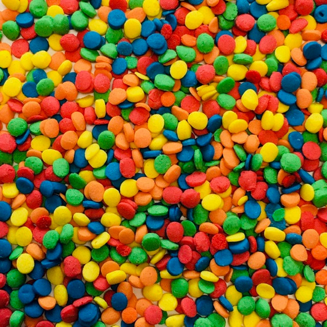 Primary Sprinkles Round Quins Edible Confetti Back to School Sprinkles ...