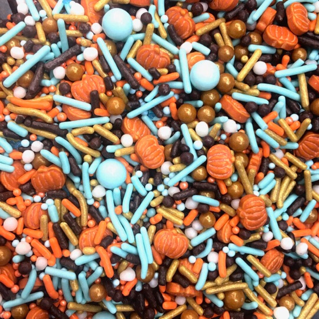 Fall Harvest ~ Sprinkle Mix ~ Candy Sprinkles ~ Pumpkin Sprinkles - Etsy
