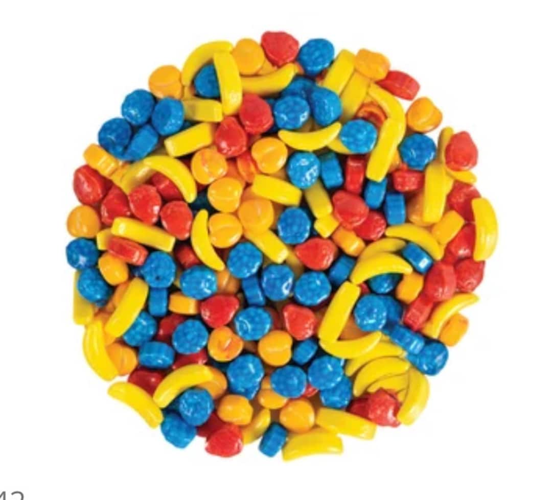 Fruit Shaped Candy ~ Candy Sprinkles ~ Fruit Flavored Candy ~ Fruit ...