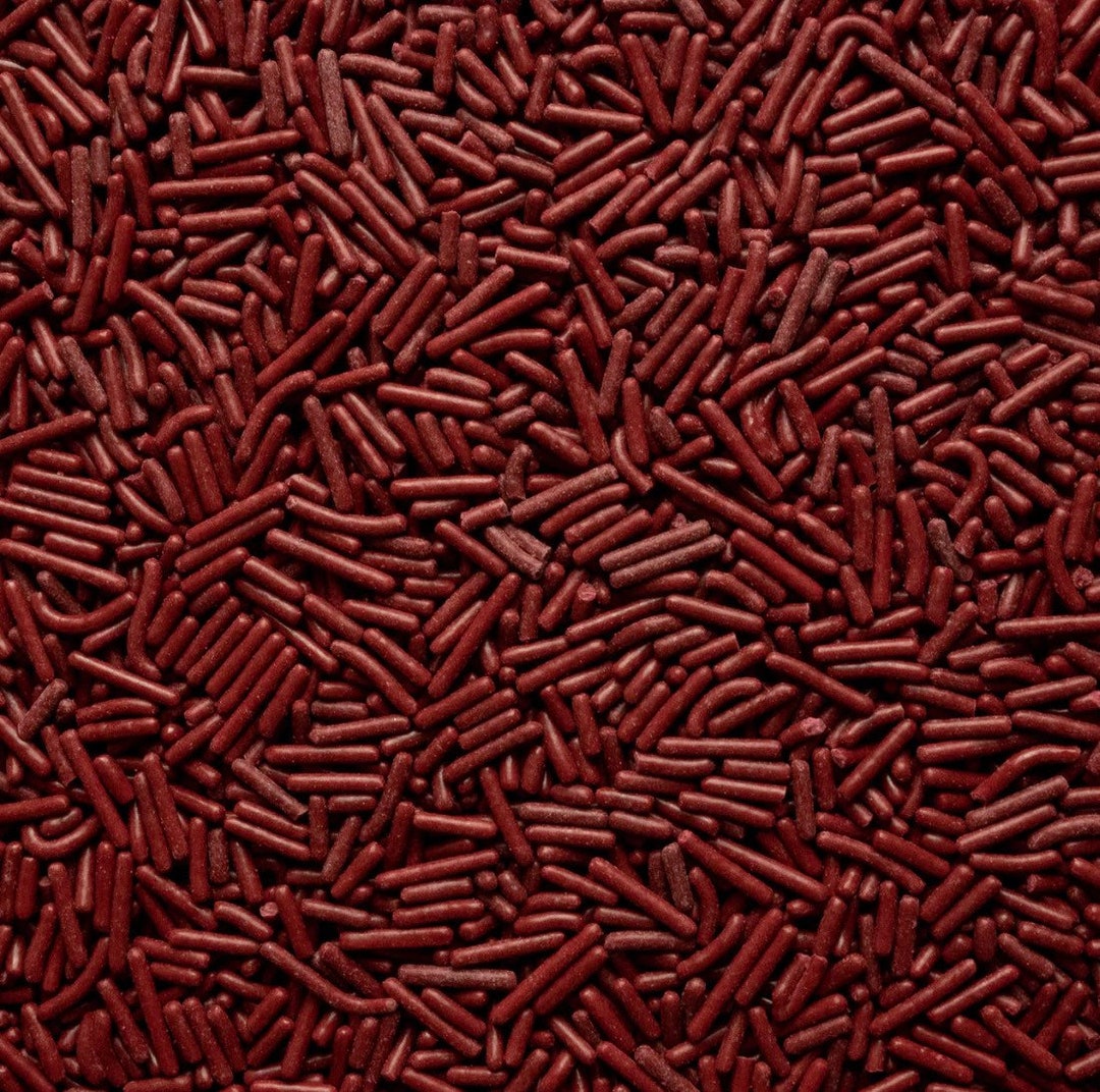 Maroon Burgundy Sprinkles ~ Jimmie Sprinkles ~ Long Sprinkles - Etsy