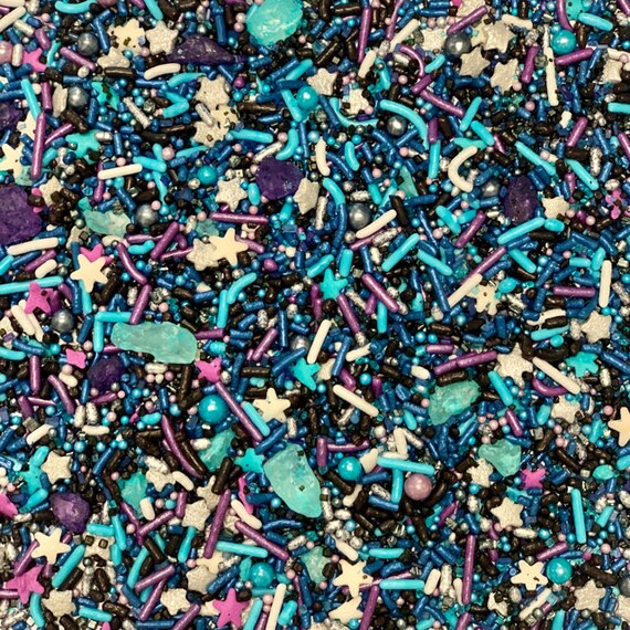 Galaxy Sprinkle Mix Outer Space Space Party Cupcake - Etsy