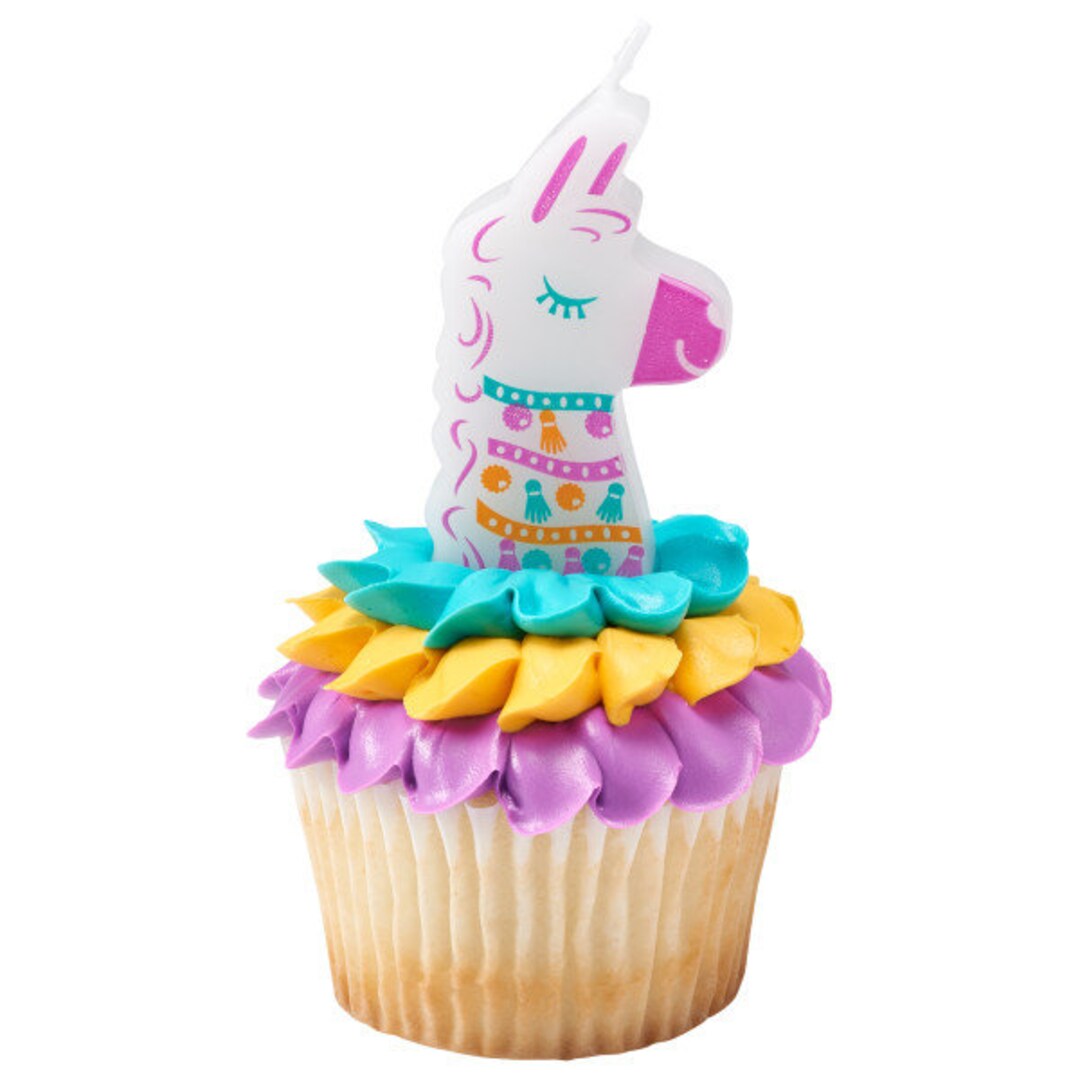Llama Candle ~ Birthday Candle ~ Fiesta Candle ~ Llama Party - Etsy