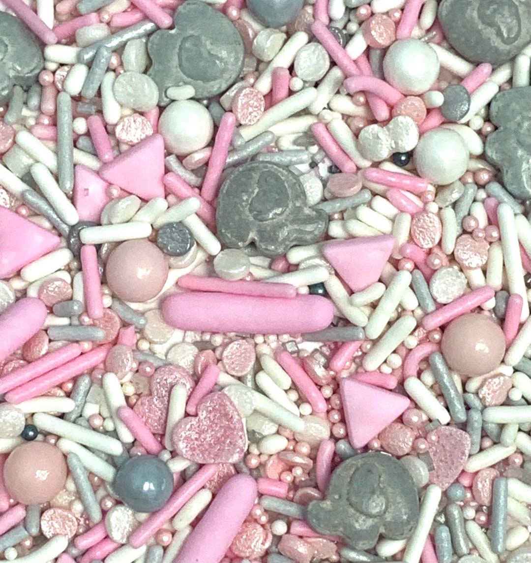 Pink Elephant Sprinkles ~ Safari Sprinkles ~baby Shower ~ Cake ...