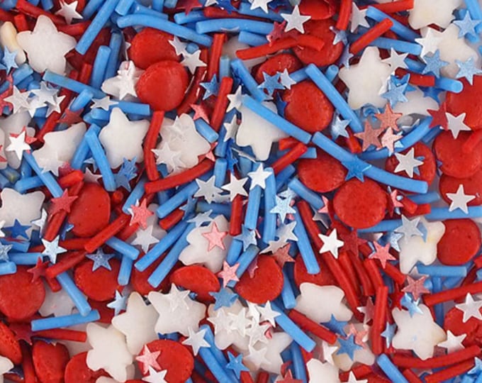 All Natural Sprinkles ~ Patriotic Sprinkles ~ Red White Blue Sprinkle ...