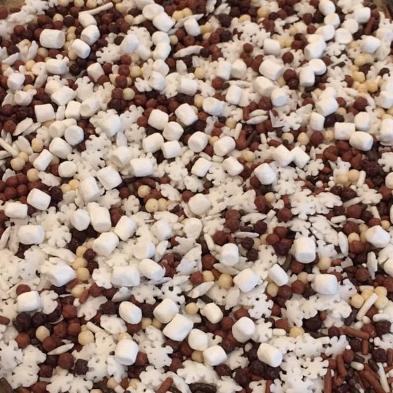 Hot Cocoa Sprinkle Mix Hot Cocoa Bomb Mix Cake Sprinkles - Etsy