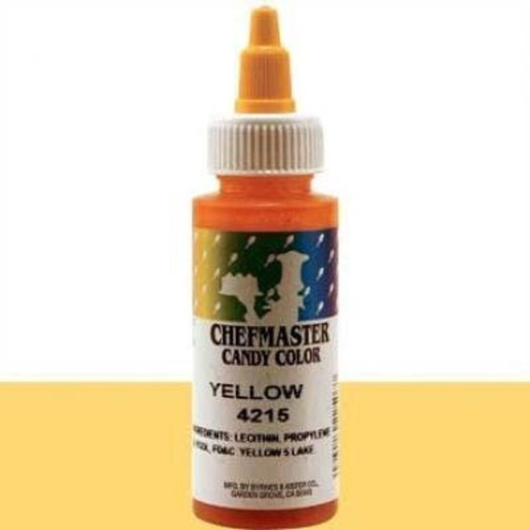 Chefmaster Oil Based Candy Colors ~ Chocolate Color ~ Yellow Coloring ...