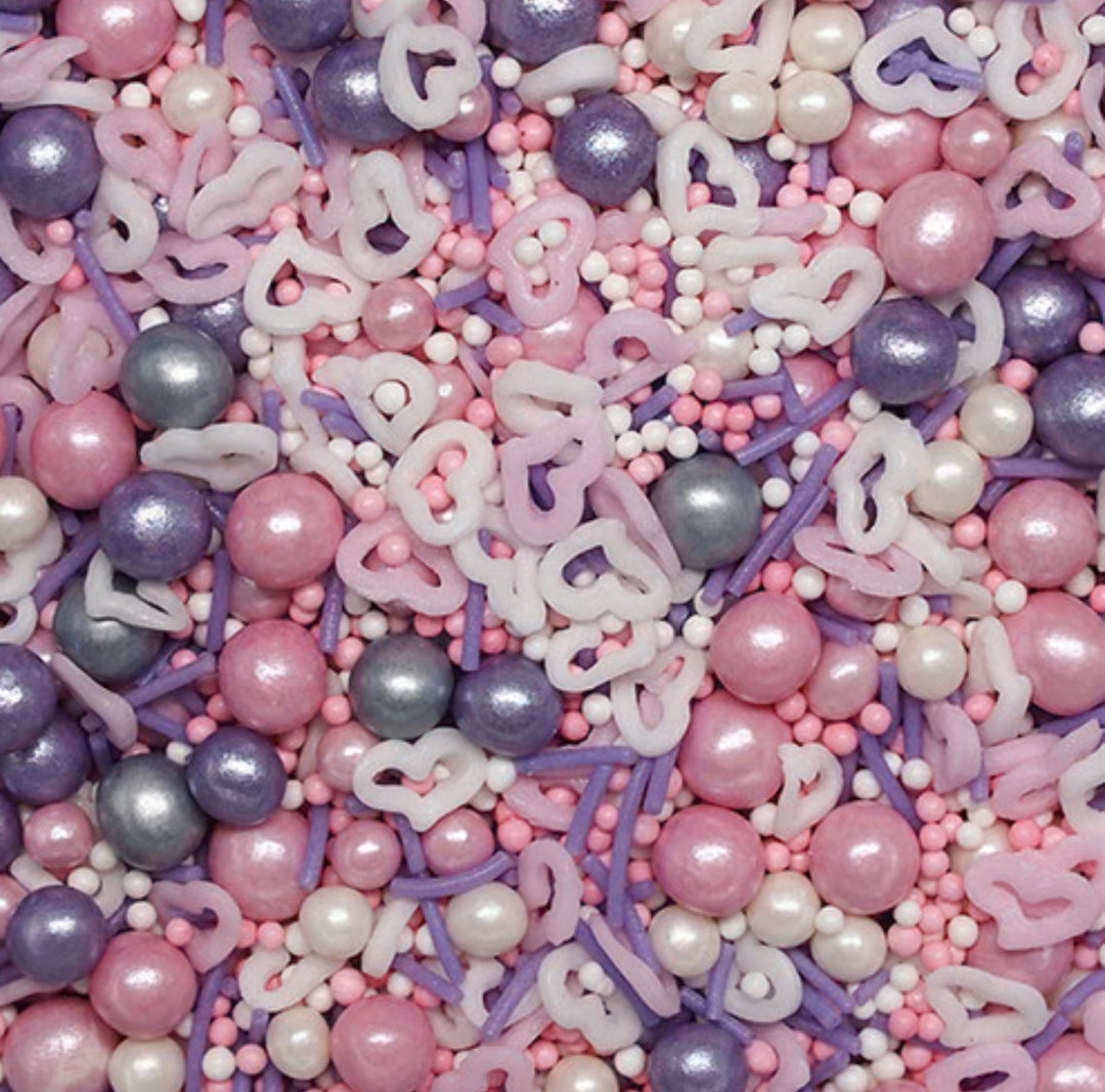 All Natural Sprinkles ~ Pink Passion ~ Valentine Sprinkles ~ Natural ...