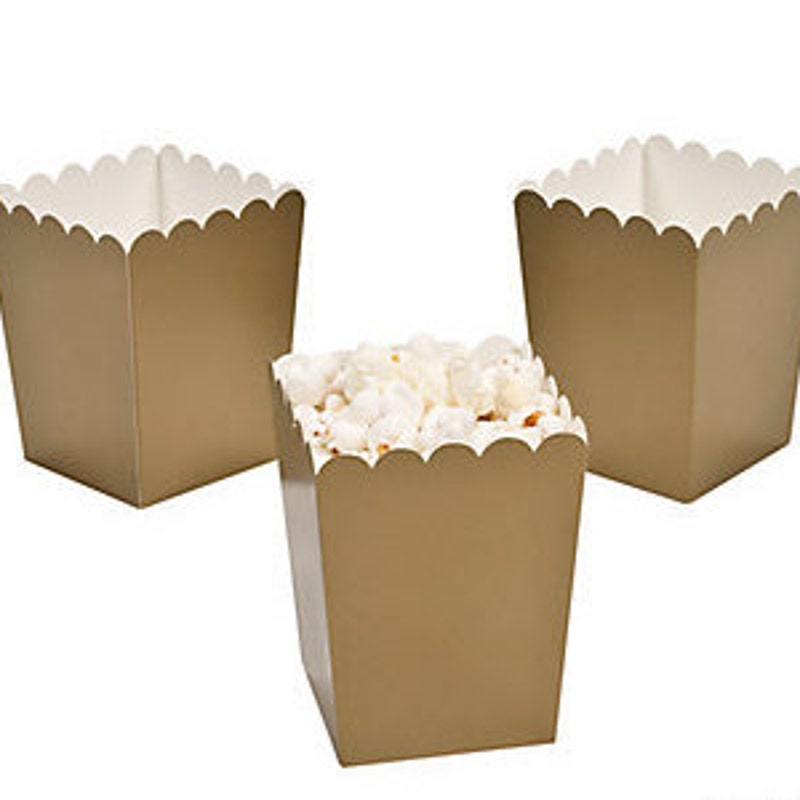 Mini Popcorn Boxes - Etsy