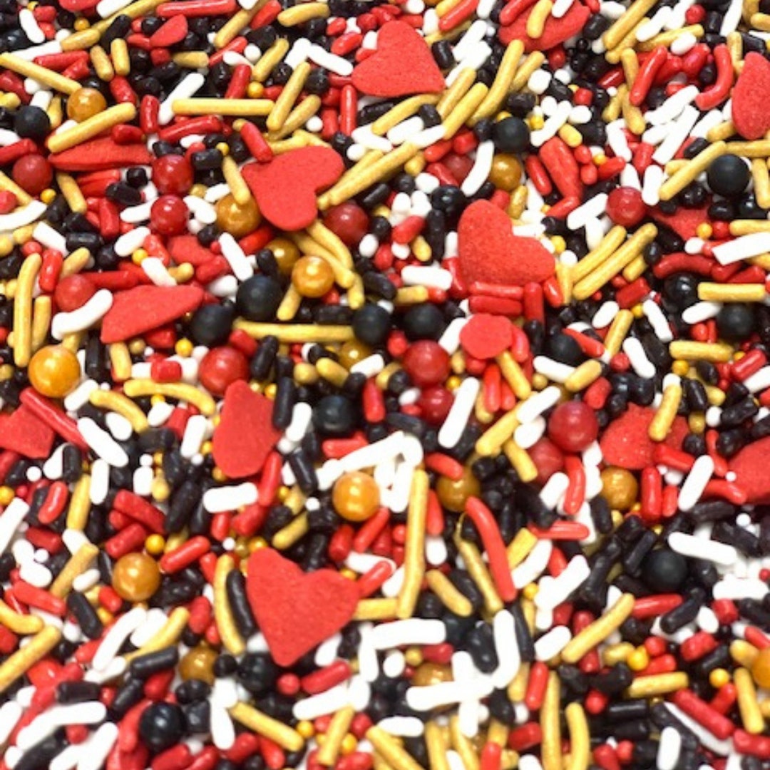 Poker Party ~ Queen of Hearts ~ Cupcake Sprinkles ~ Cake Sprinkles ...