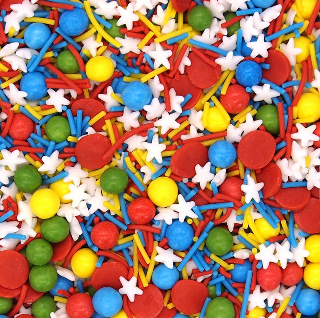 All Natural Sprinkles ~ Carnival Sprinkles ~ Circus Sprinkle Mix ~ Nut ...