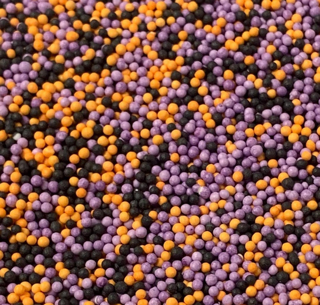 Natural Nonpareils ~ Halloween Sprinkles ~ All Natural ~ Vegan ...