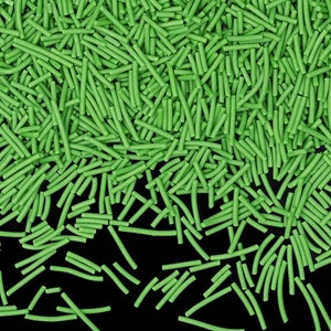 Green Jimmies ~ Green Sugar Strands ~ Green Sprinkles ~ Vegan Sprinkles ...