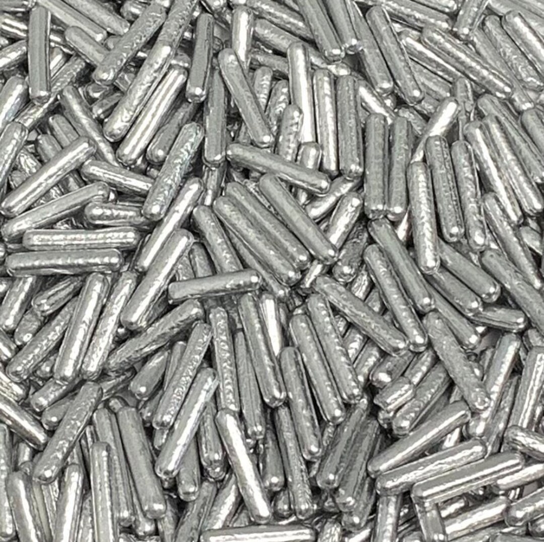 Silver Dragees ~ Silver Metallic ~ Metallic Rods ~ Silver Rods - Etsy