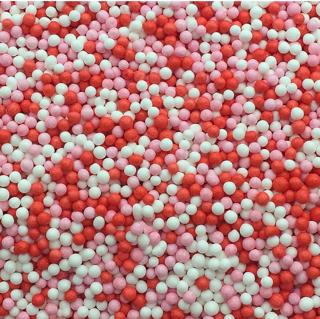 All Natural Sprinkles ~ Valentine Nonpareils ~ Valentine Sprinkles ...
