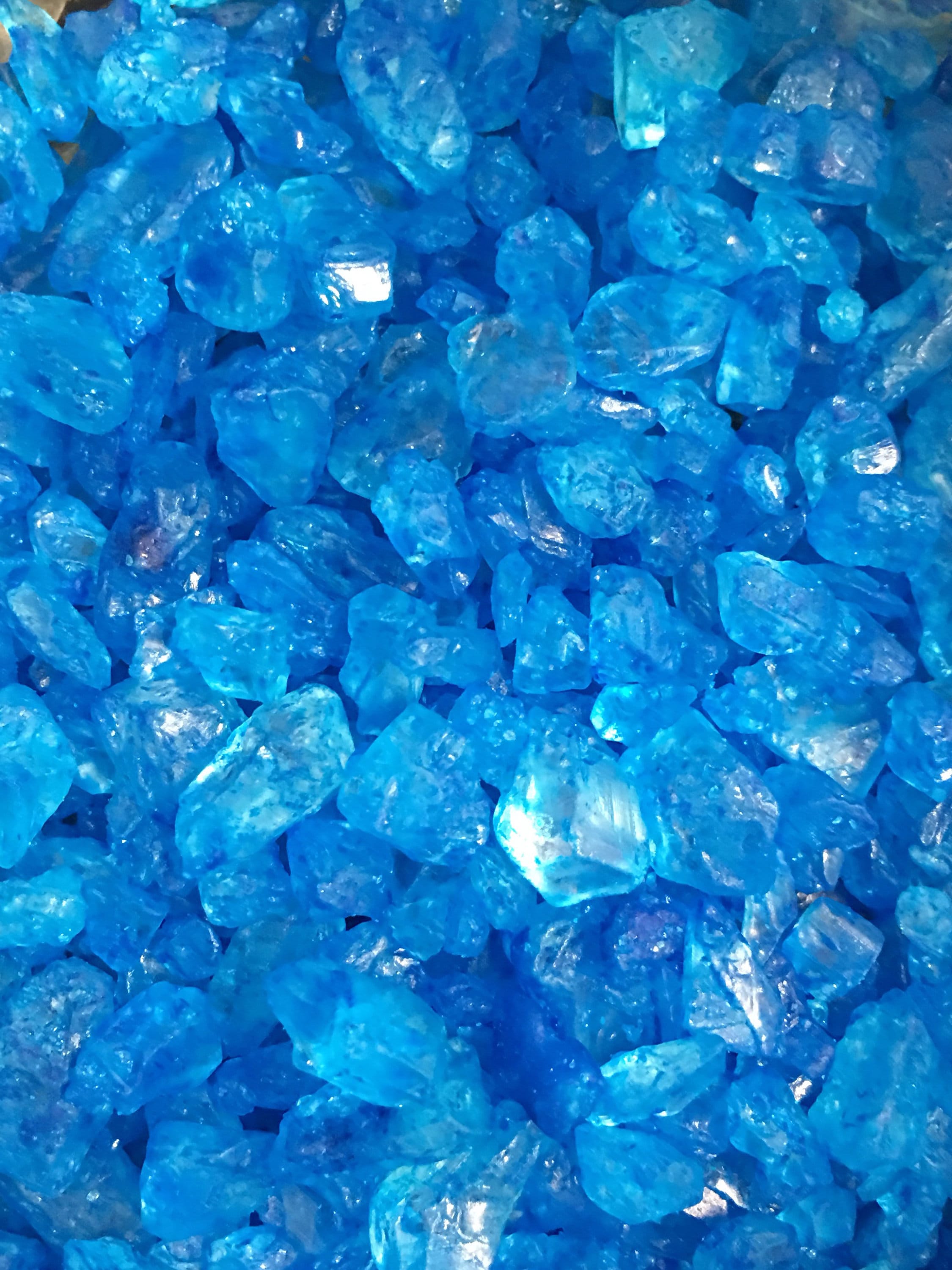 Rock Candy Blue Rock Sugar Raspberry Flavored Cupcake | Etsy