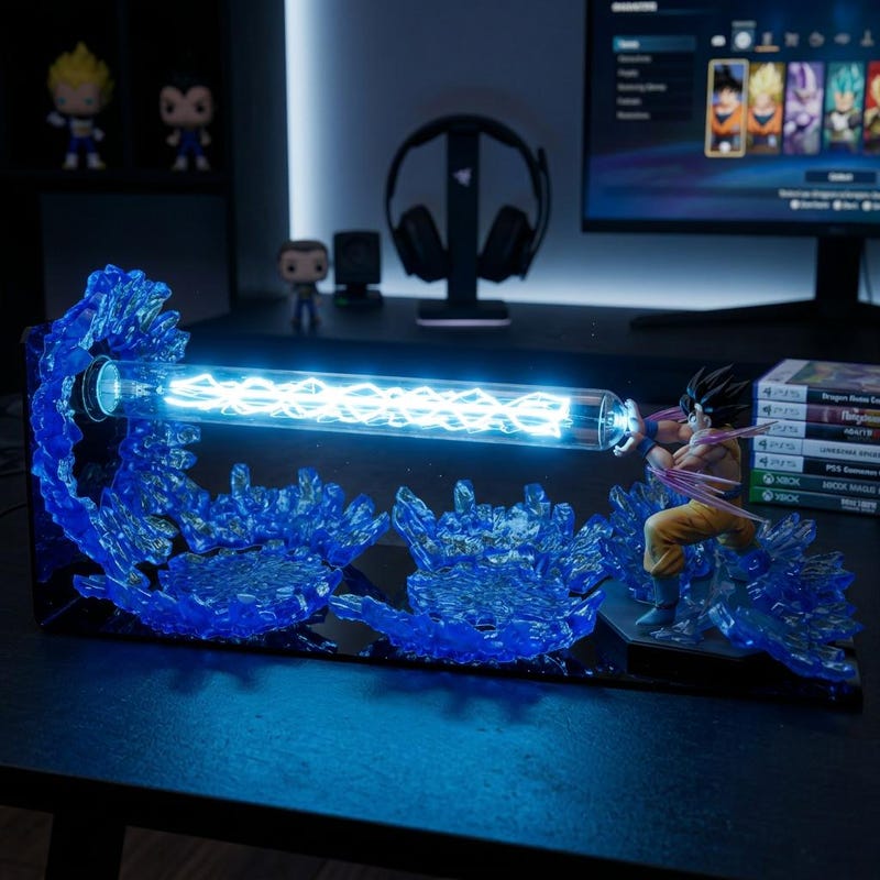 Led Goku Lamp - Etsy