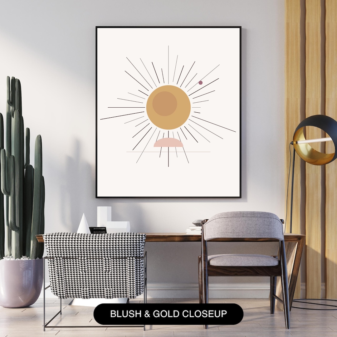 Abstract Line Art Prints Bundle, Gallery Wall Set, 4 Palettes (digital ...