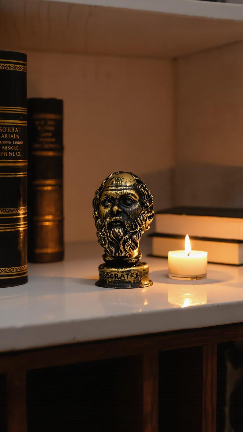 Greek Philosopher Bust | Socrates Statue | Ancient Greek Sculpture ...