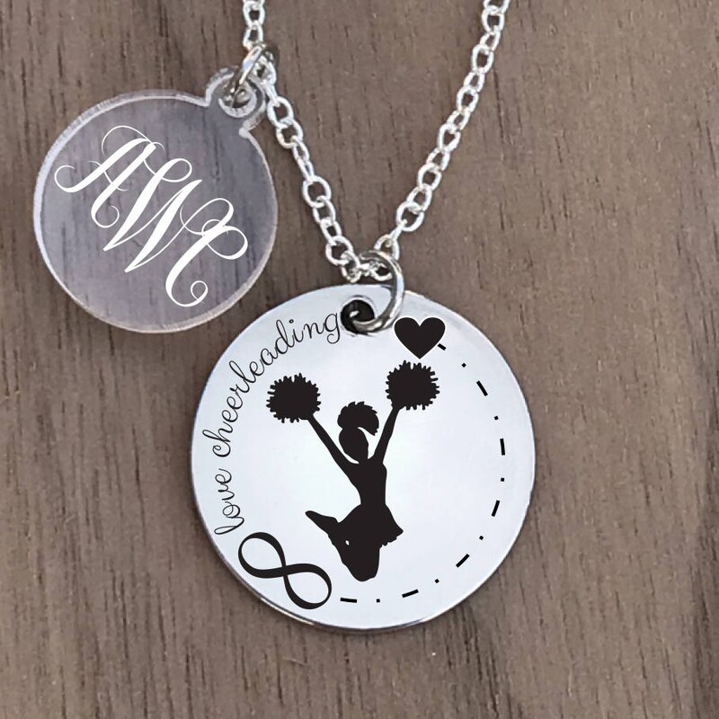 Cheerleader Necklace - Etsy